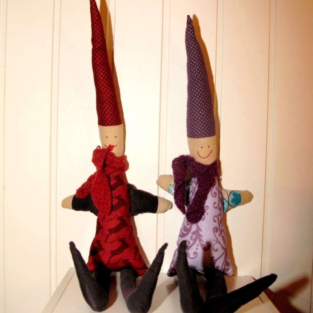 DIY Sy-Kit Jul: Spidse Nisser - JuleStof & JuleDug - STOFogSTUFF.dk